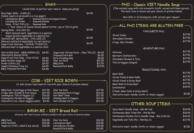 Home - Tram Vietnam Restaurant